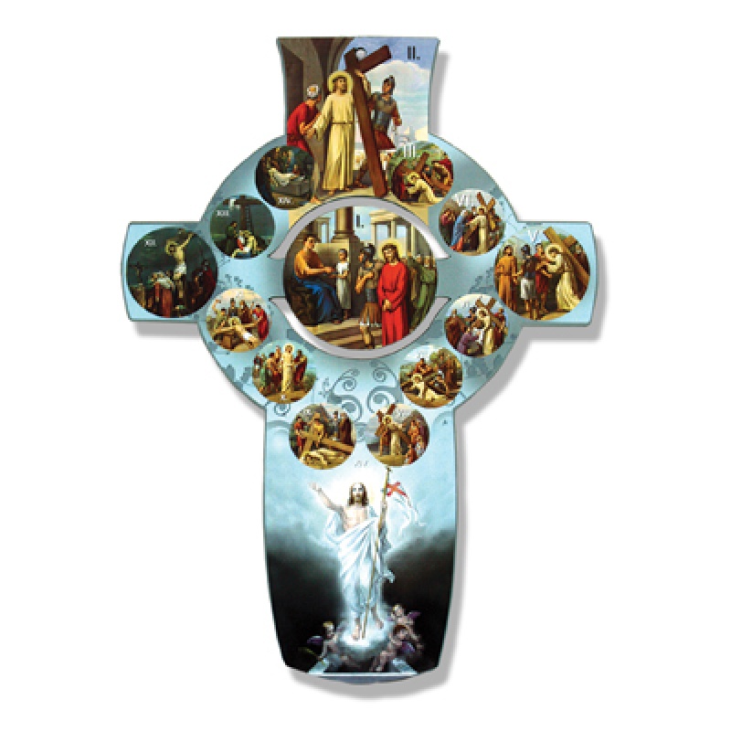 CROSS WALL SMALL CRUCIFIX 12" (30CM) - San Francis