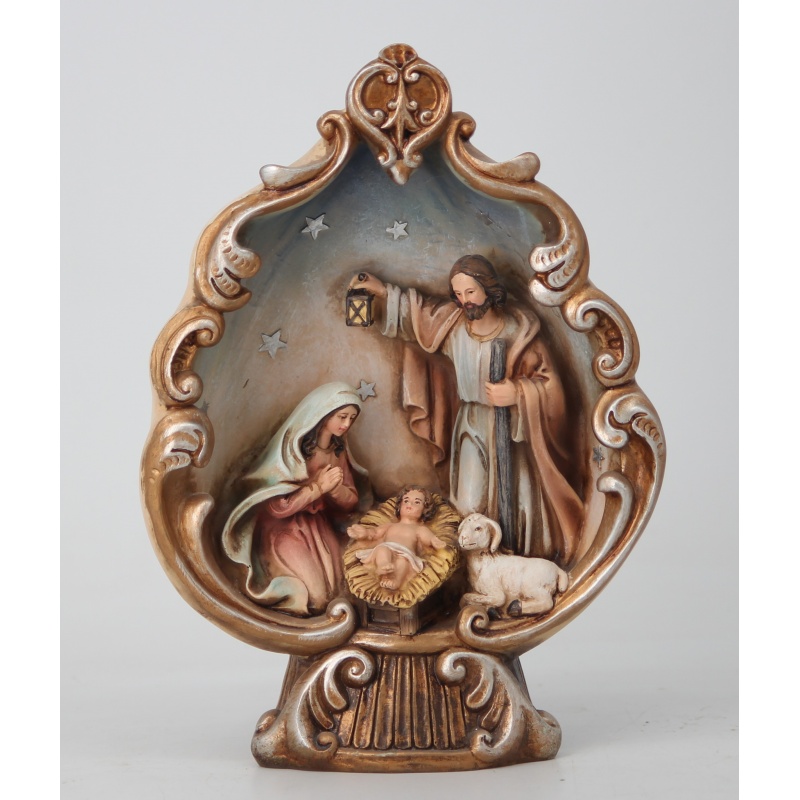 HOLY FAMILY 7.75IN SCENE - San Francis