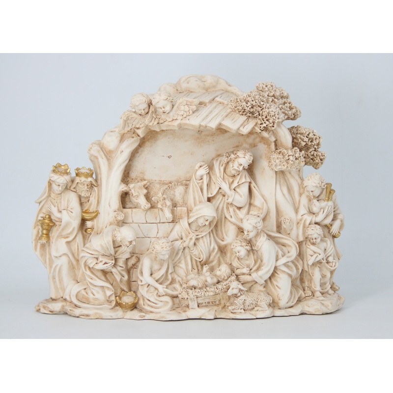 IVORY COLOR NATIVITY SCENE - San Francis