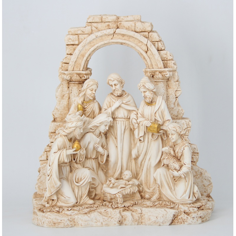 IVORY COLOR NATIVITY SCENE - San Francis