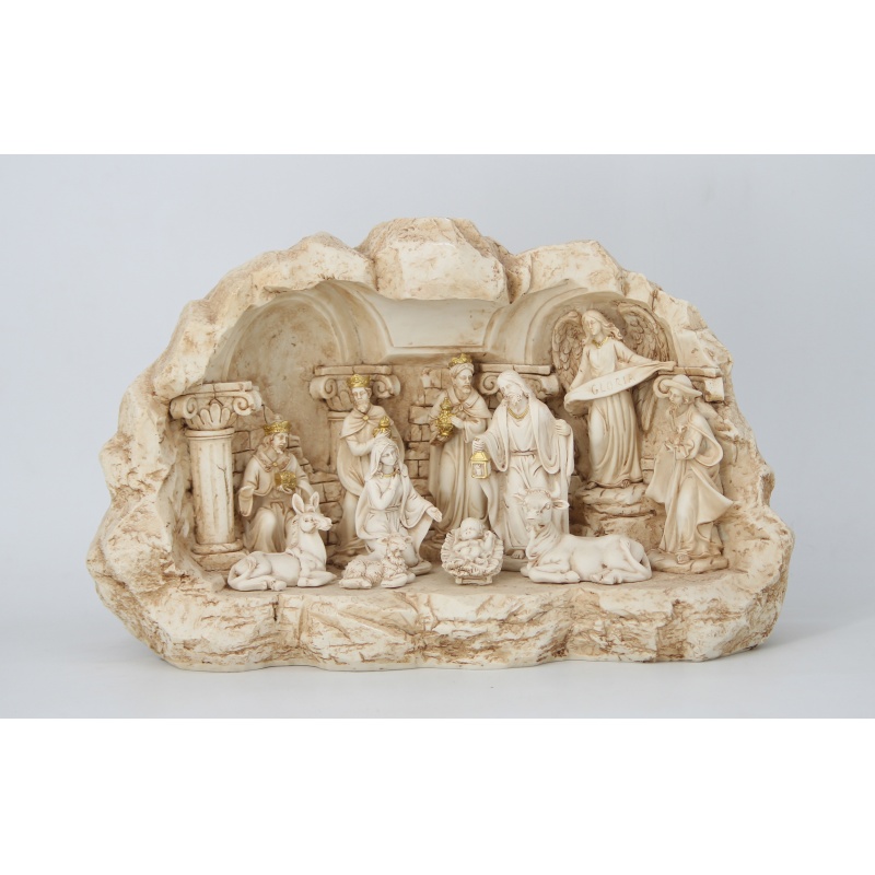 IVORY COLOR NATIVITY SCENE - San Francis